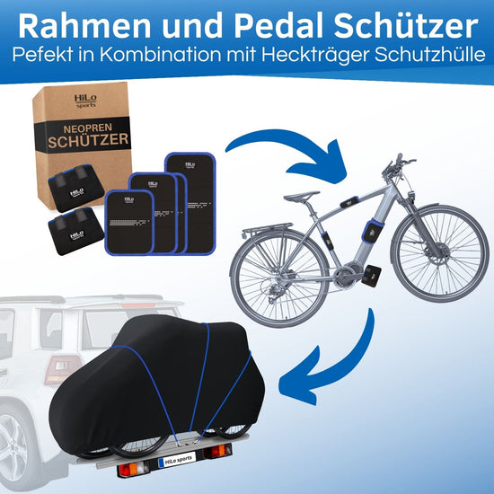Fahrrad Rahmen- und Pedal Schutz Set